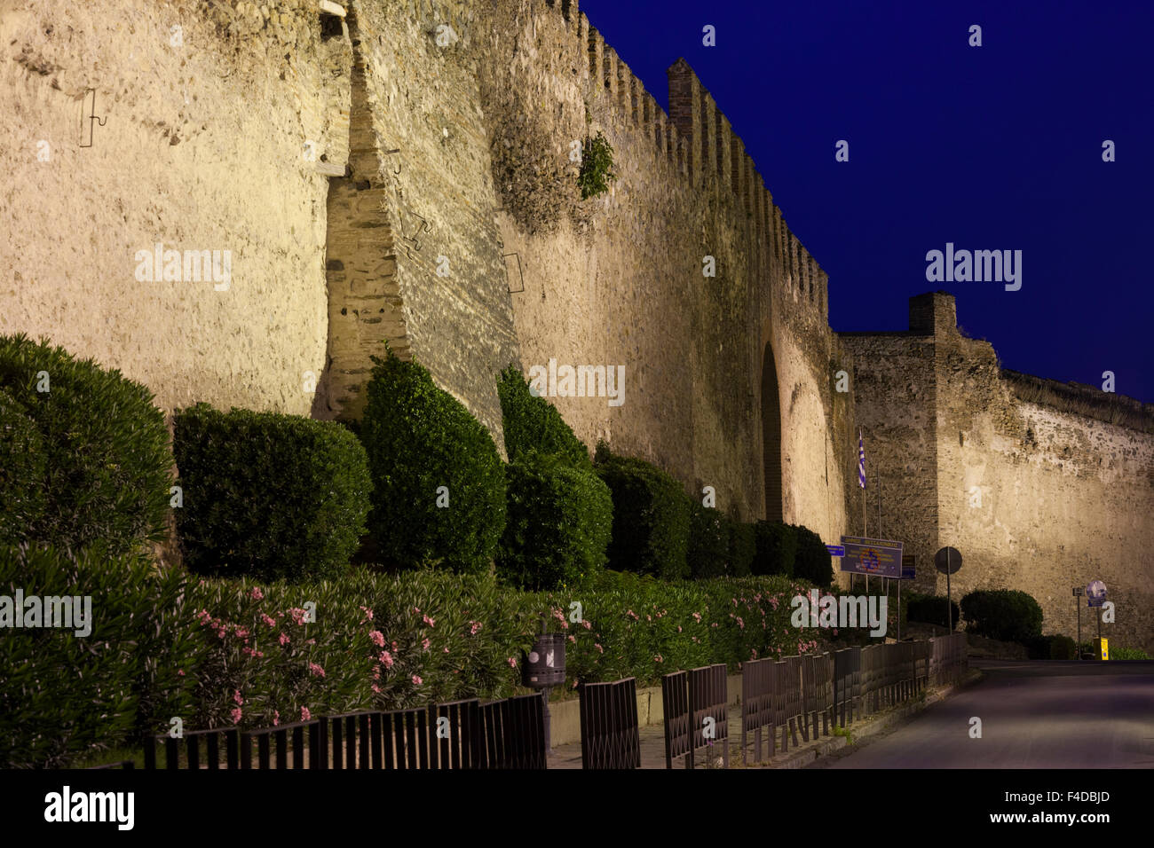 Greece, Central Macedonia, Thessaloniki, Upper Town, ancient city ramparts, dawn Stock Photo - Alamy