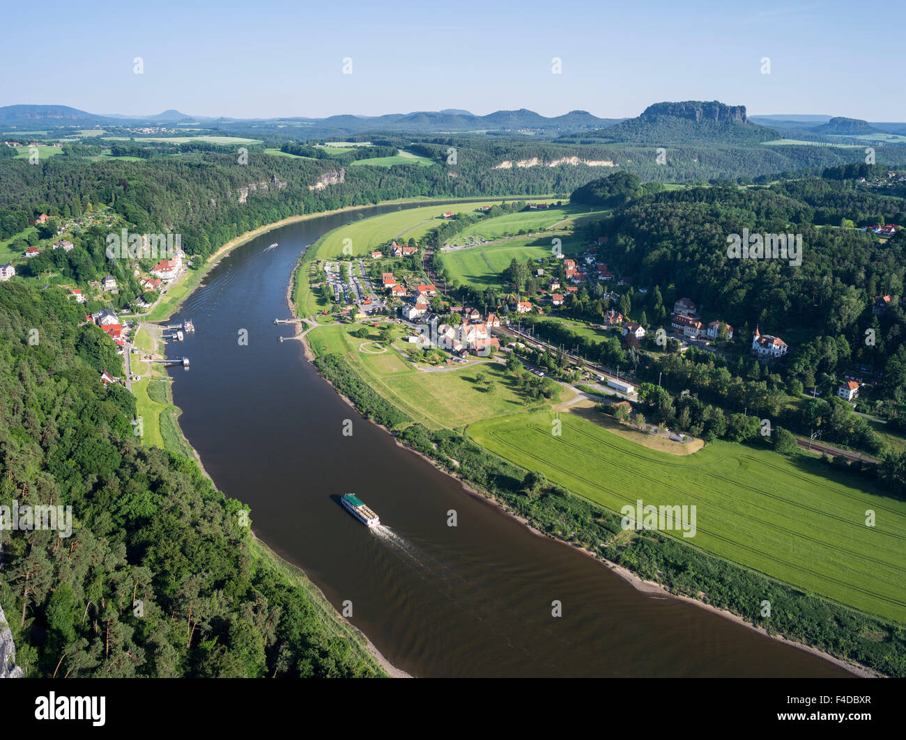 Elbe Sandstone Mountains (Elbsandsteingebirge) in the National Park ...