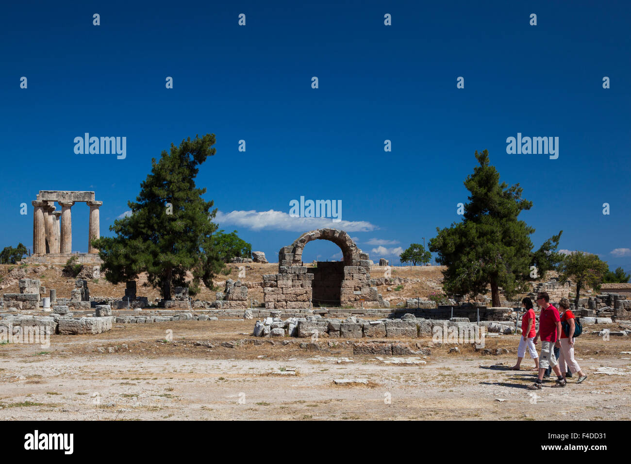 Greece, Peloponnese, Corinth, Ancient Corinth, detail Stock Photo - Alamy