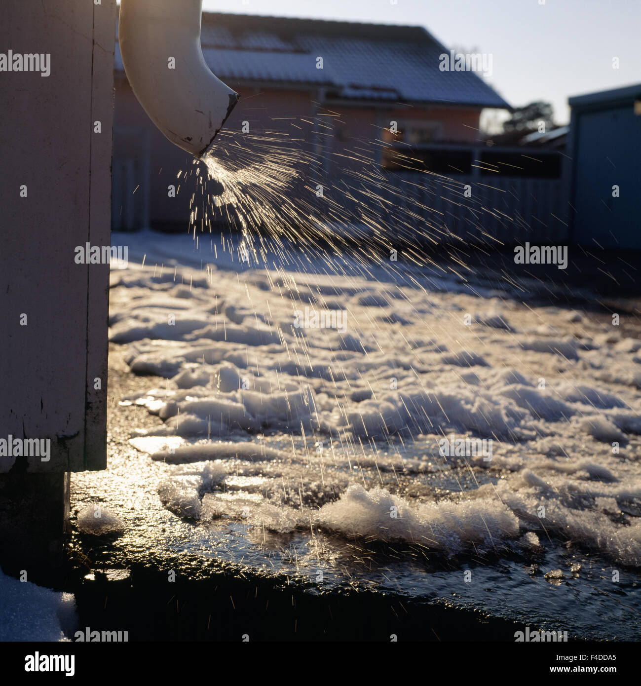 White down pipe hi-res stock photography and images - Alamy