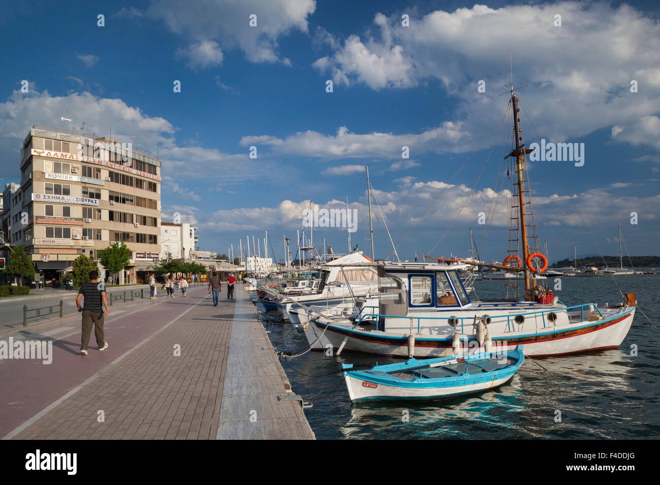 Greece, Thessaly, Pelion Peninsula, Volos, waterfront marina Stock ...