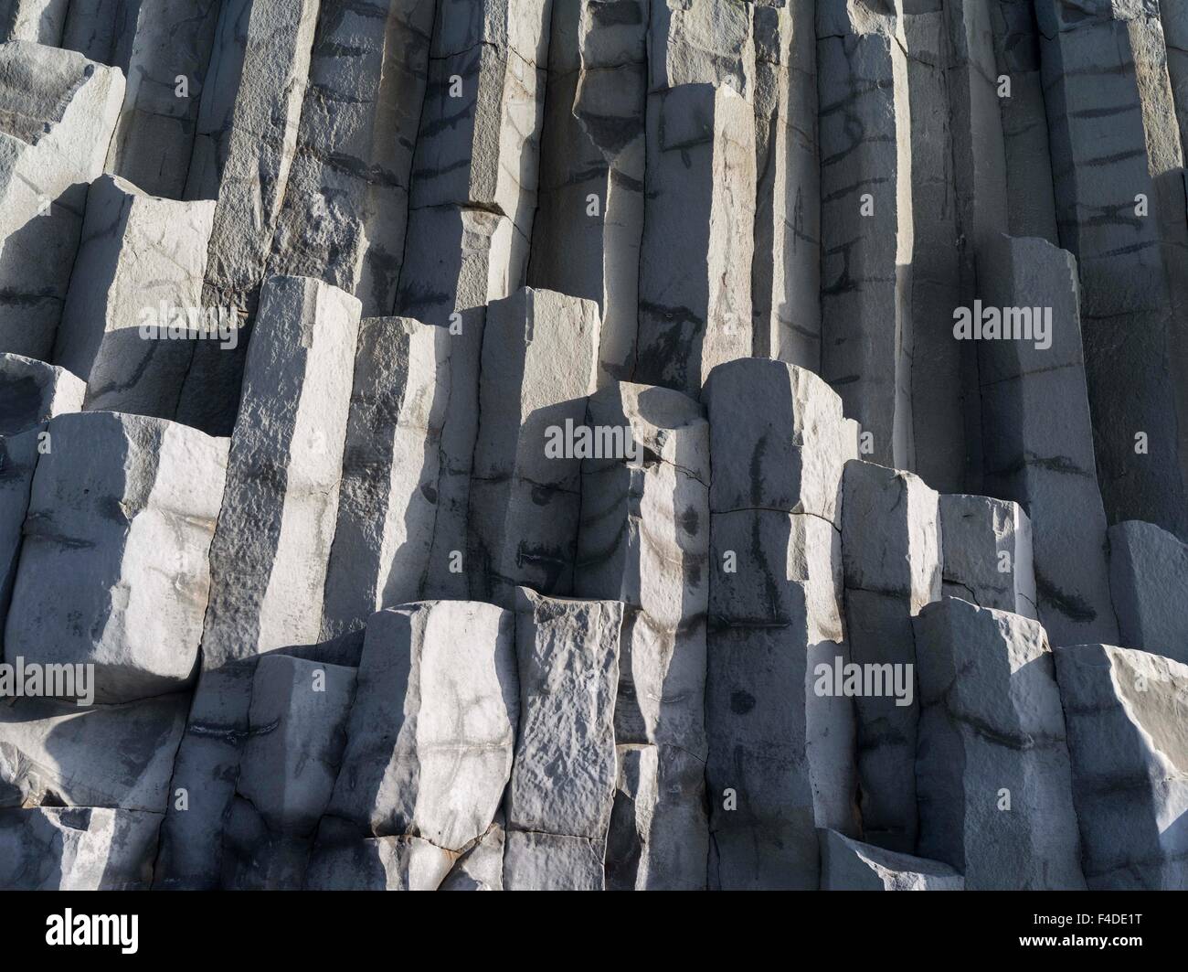 Basalt rock formation near Vik y Myrdal. (Large format sizes available ...