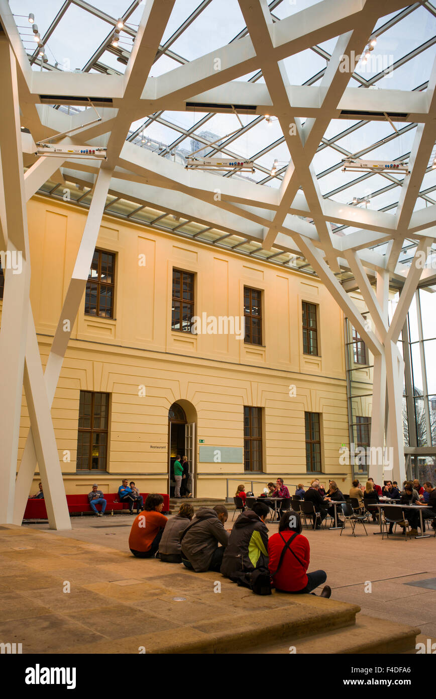 Germany, Berlin, Kreuzberg, Jewish Museum Berlin, Daniel Libeskind ...