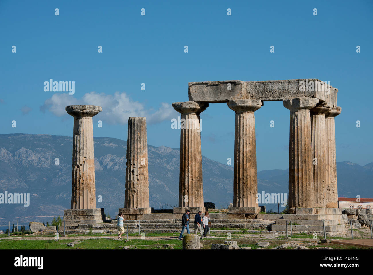 Greece, Corinth, Ancient Corinth. Once the wealthiest city in Greece ...