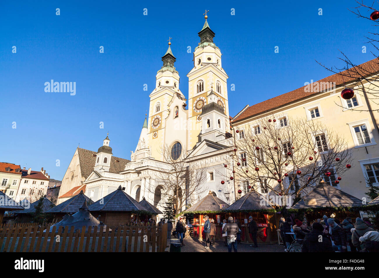 The Christmas Market in Brixen (also called Bressanone or Persenon ...