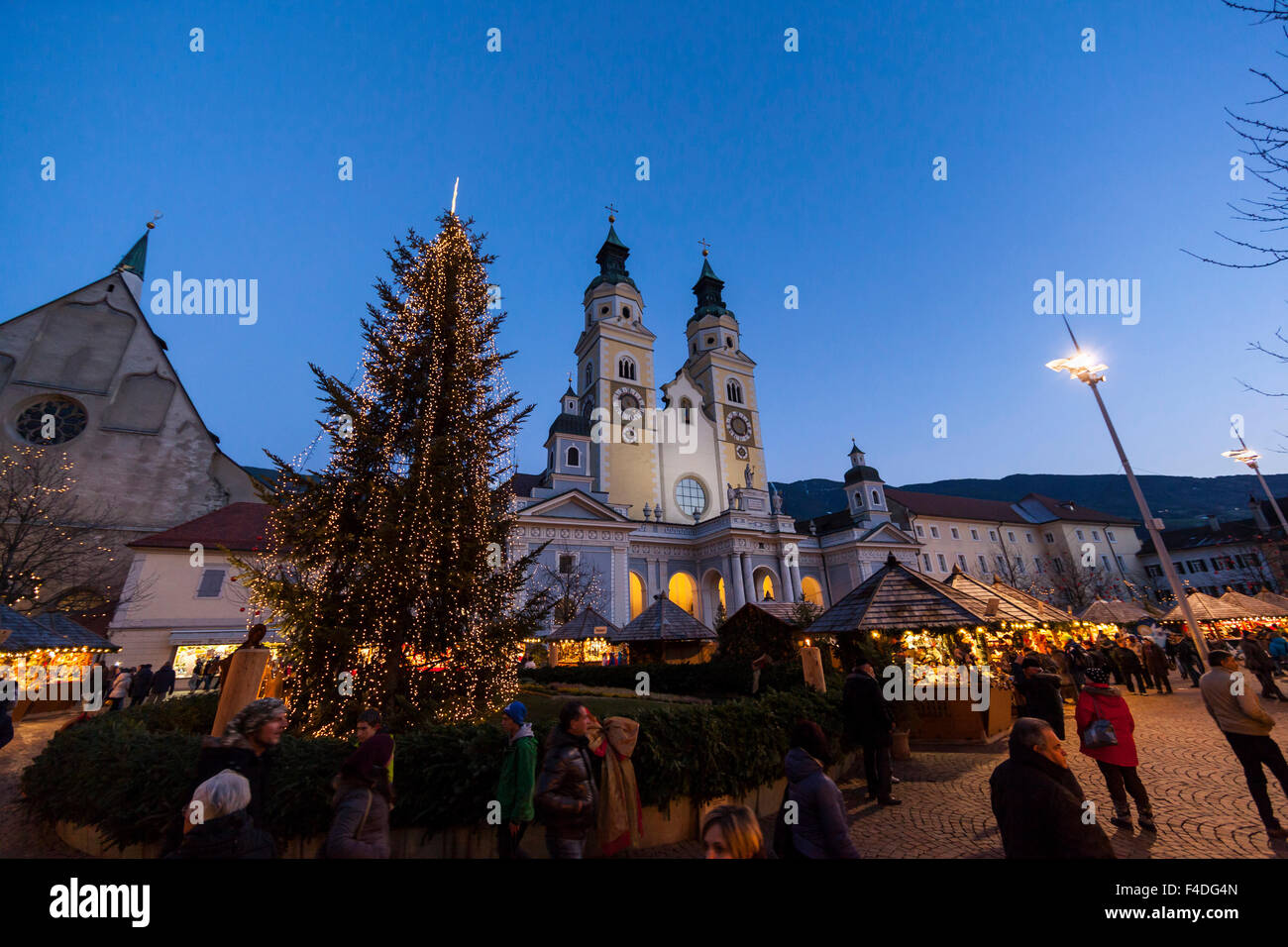 The Christmas Market in Brixen (also called Bressanone or Persenon) on ...