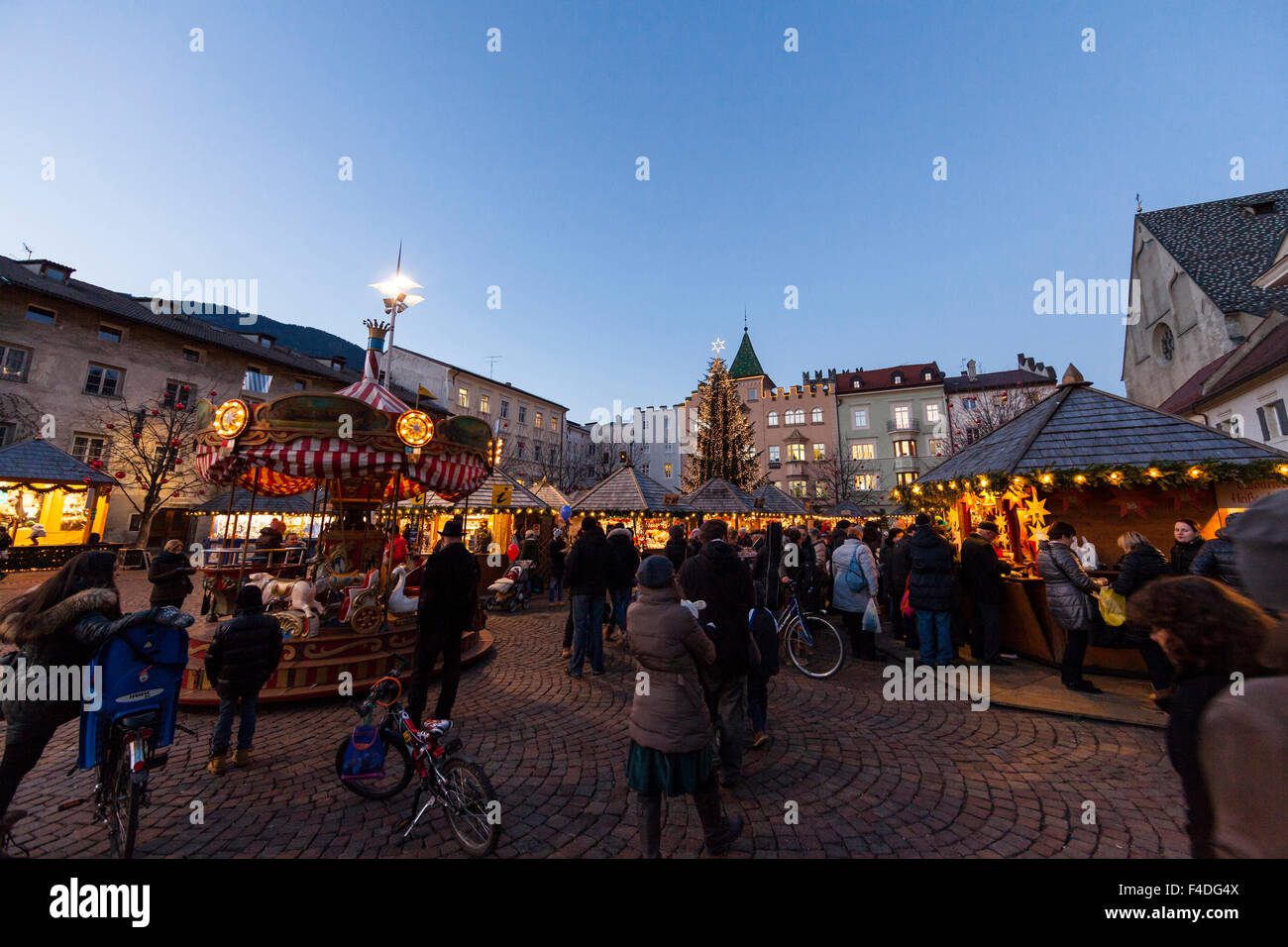 The Christmas Market in Brixen (also called Bressanone or Persenon) on ...