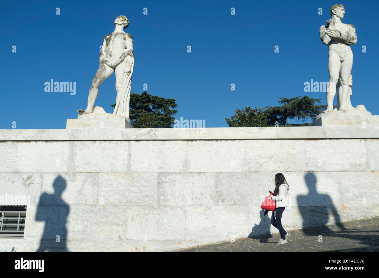 Statues in the stadio dei marmi hi-res stock photography and images - Alamy