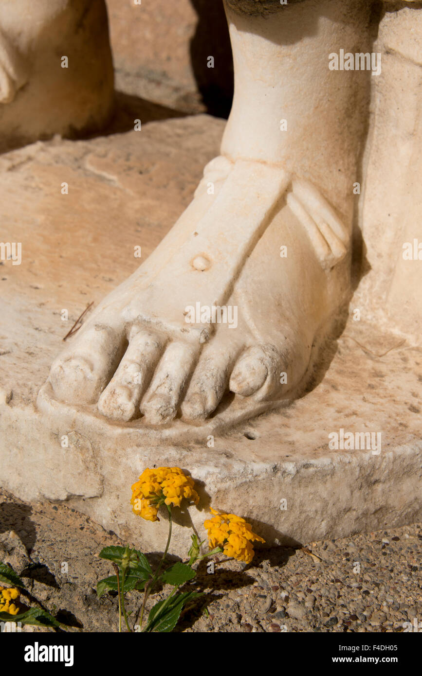 Greek Statue Feet High Resolution Stock Photography and Images - Alamy