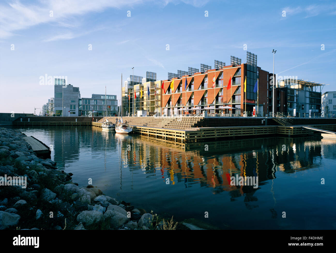 High-rise building by the sea Stock Photo - Alamy