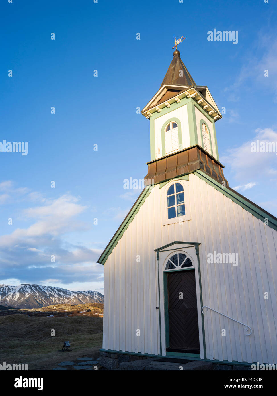 Thingvellir National Park in Iceland during winter. Thingvellir is ...
