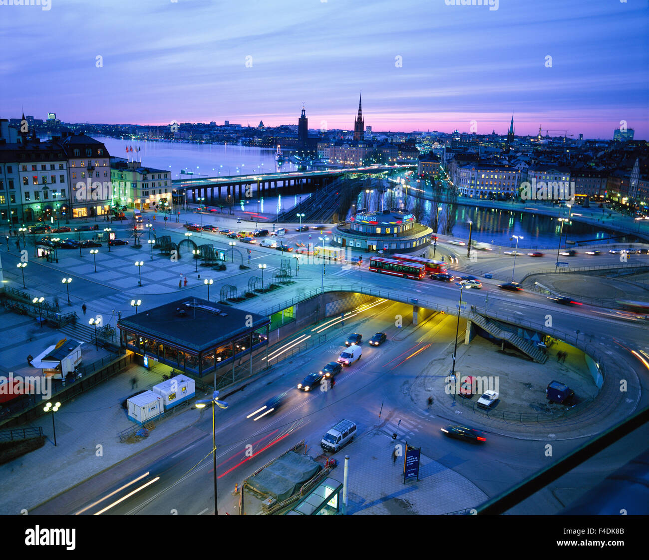 View over Slussen, Stockholm Stock Photo - Alamy