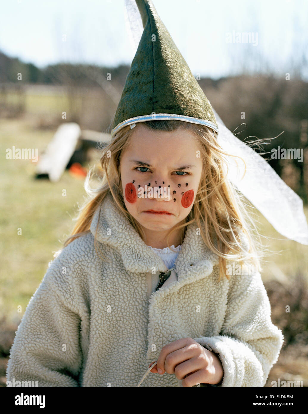 Sad easter witch Stock Photo - Alamy