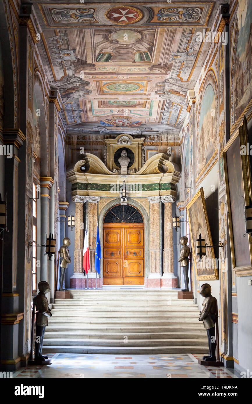 The Grandmasters Palace in Valletta the capital of Malta and listed as ...