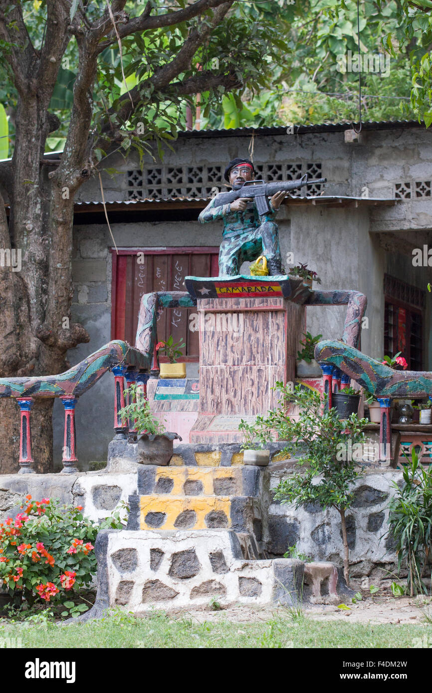 Liberation monuments remembering East Timorese freedom fighters during ...