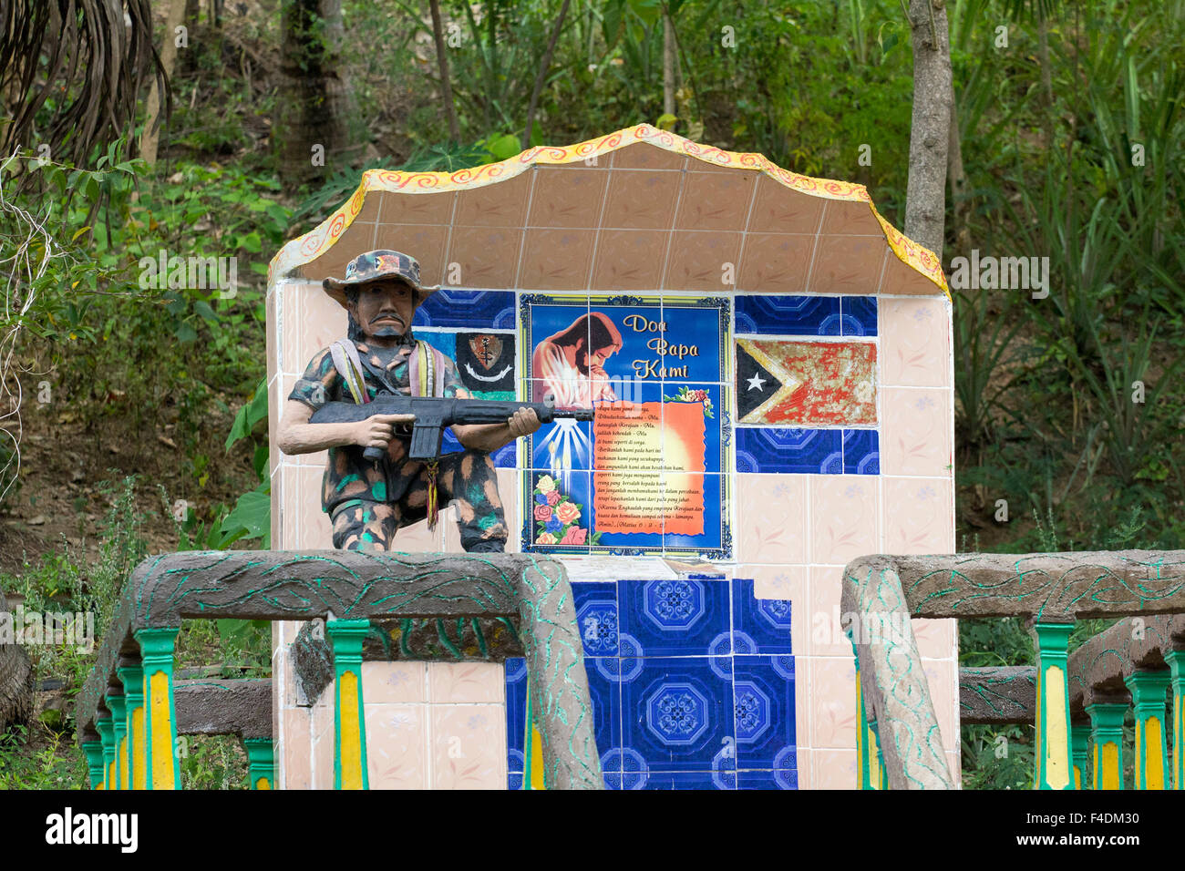 Liberation monuments remembering East Timorese freedom fighters during ...