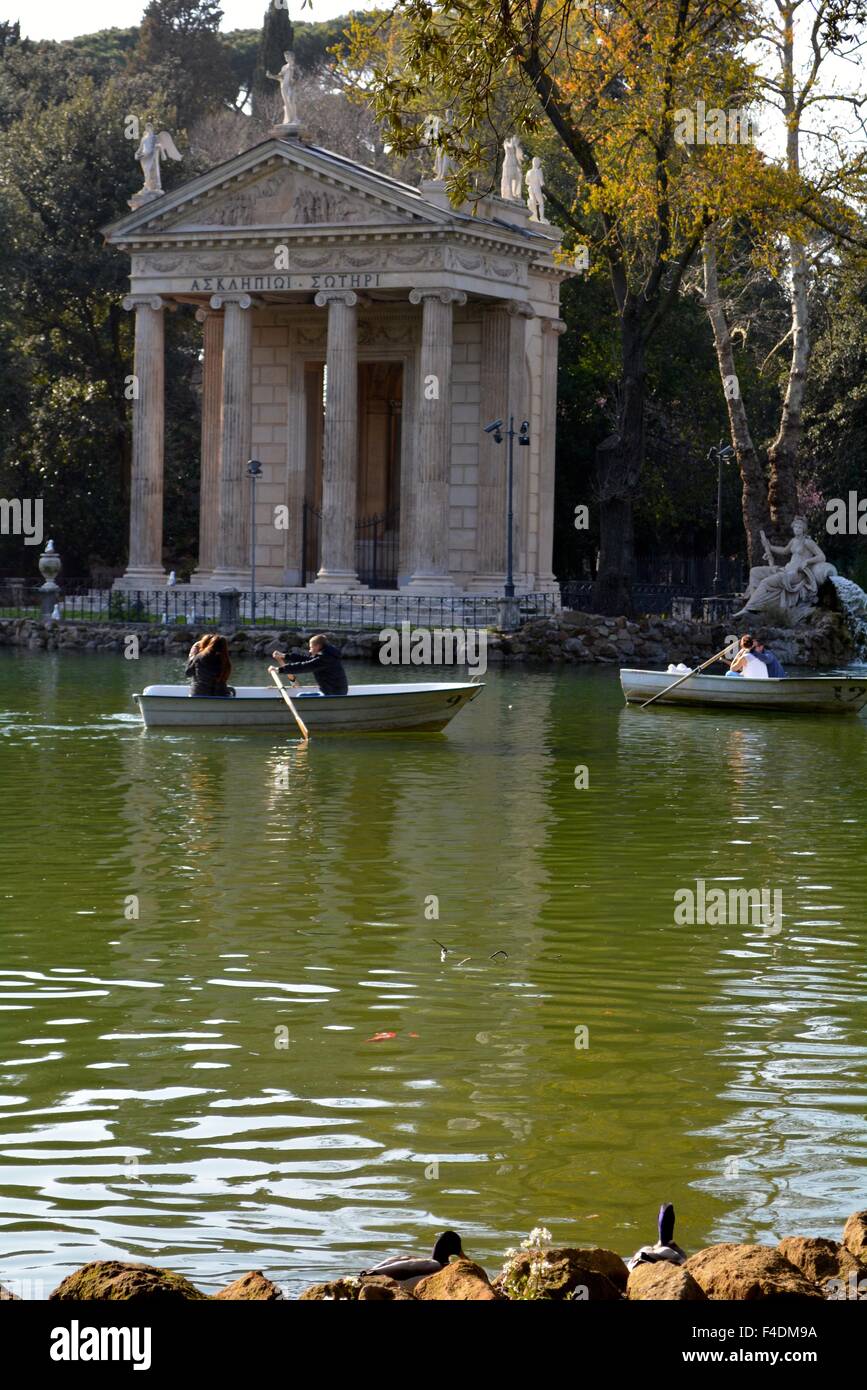 Villa borghese boat hi-res stock photography and images - Alamy