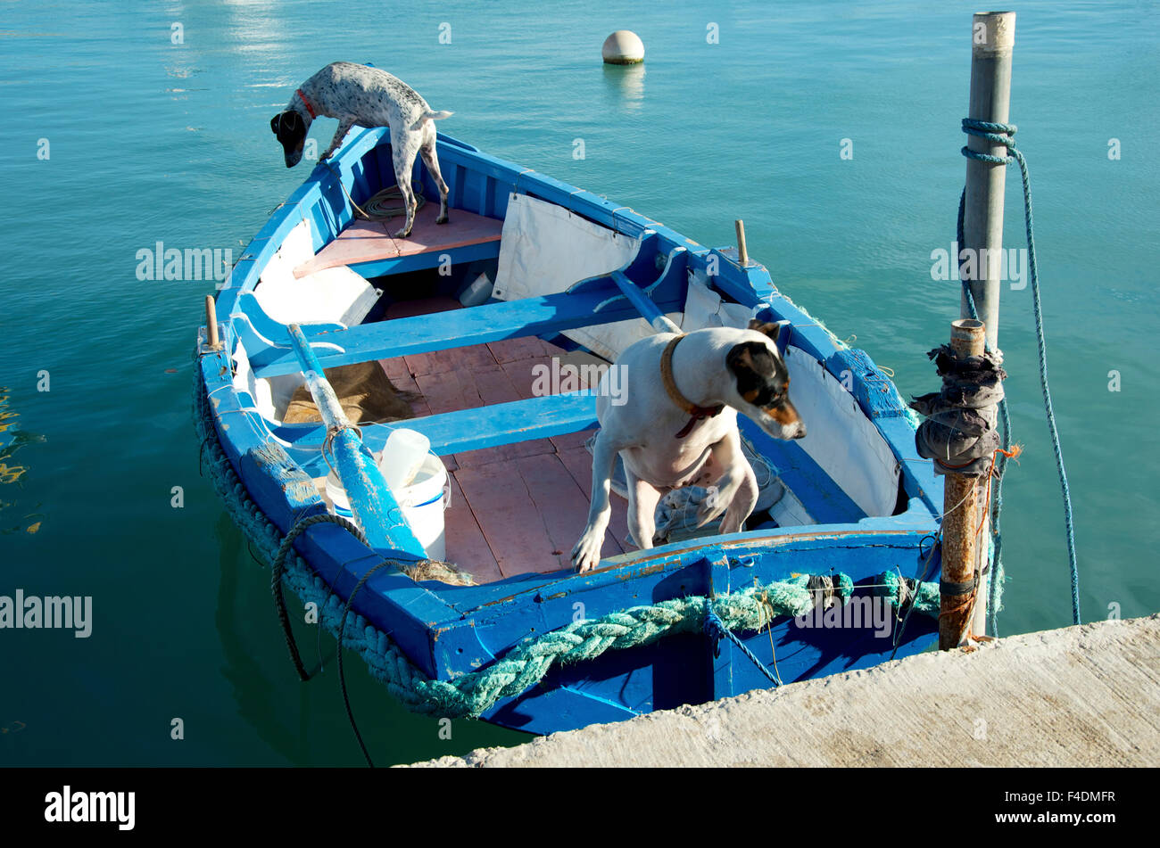 Fishermen and luzzus, the traditional Maltese fishing boat in ...