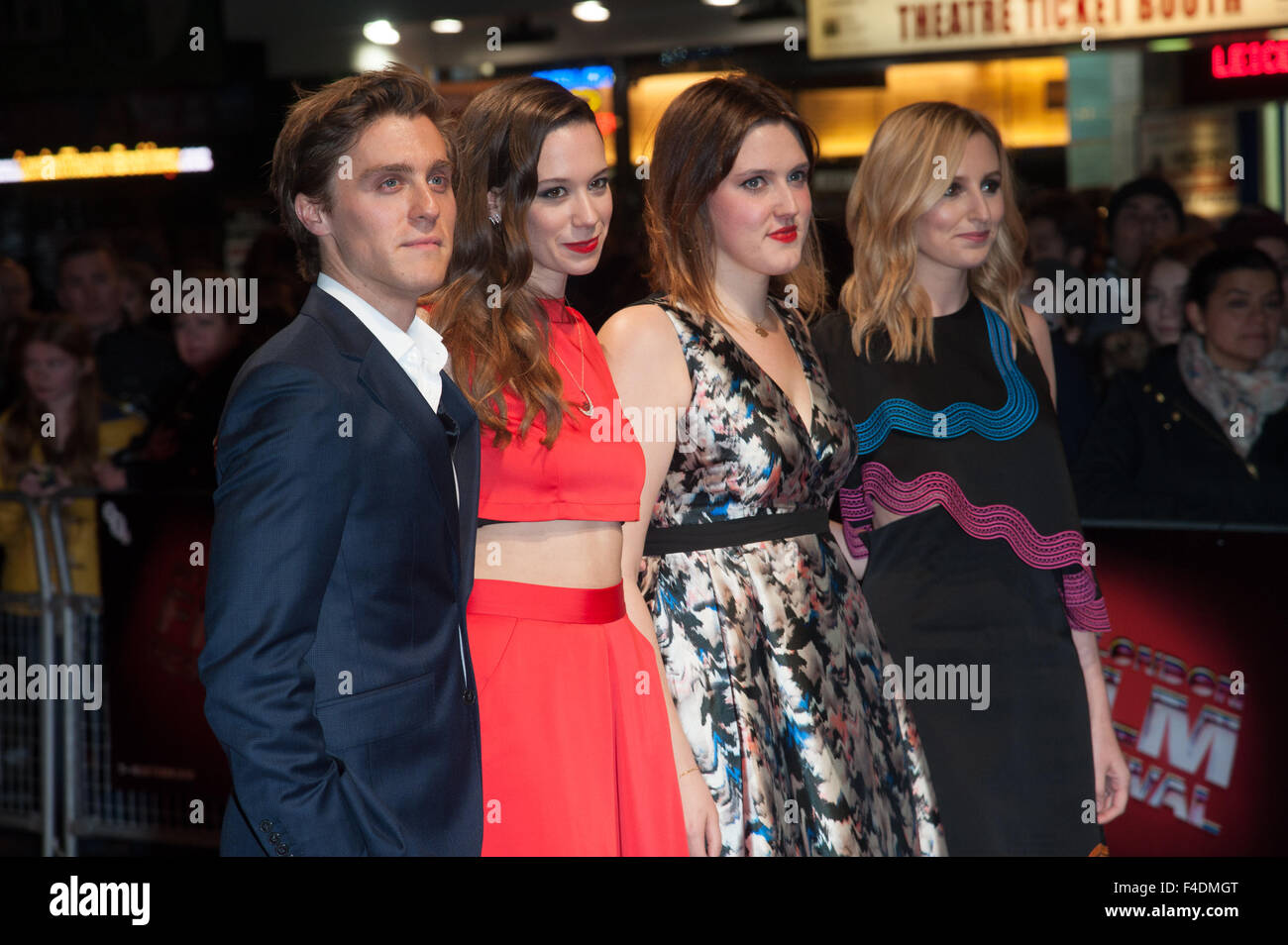 London. UK. (L-R) - Jack Farthing, Chloe Pirrie, Chanya Button and ...