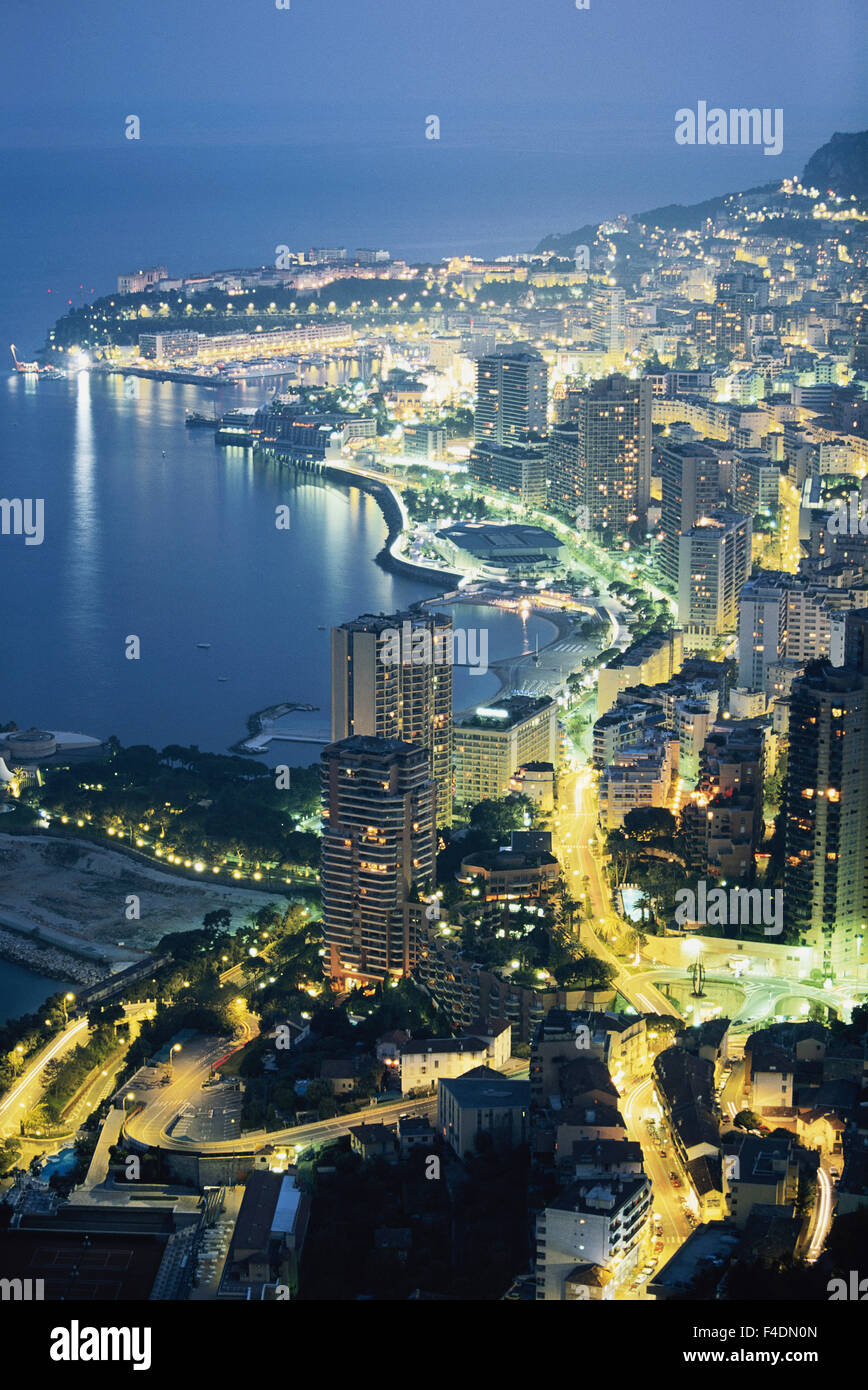 Monaco, City view of Principality. (Large format sizes available Stock ...