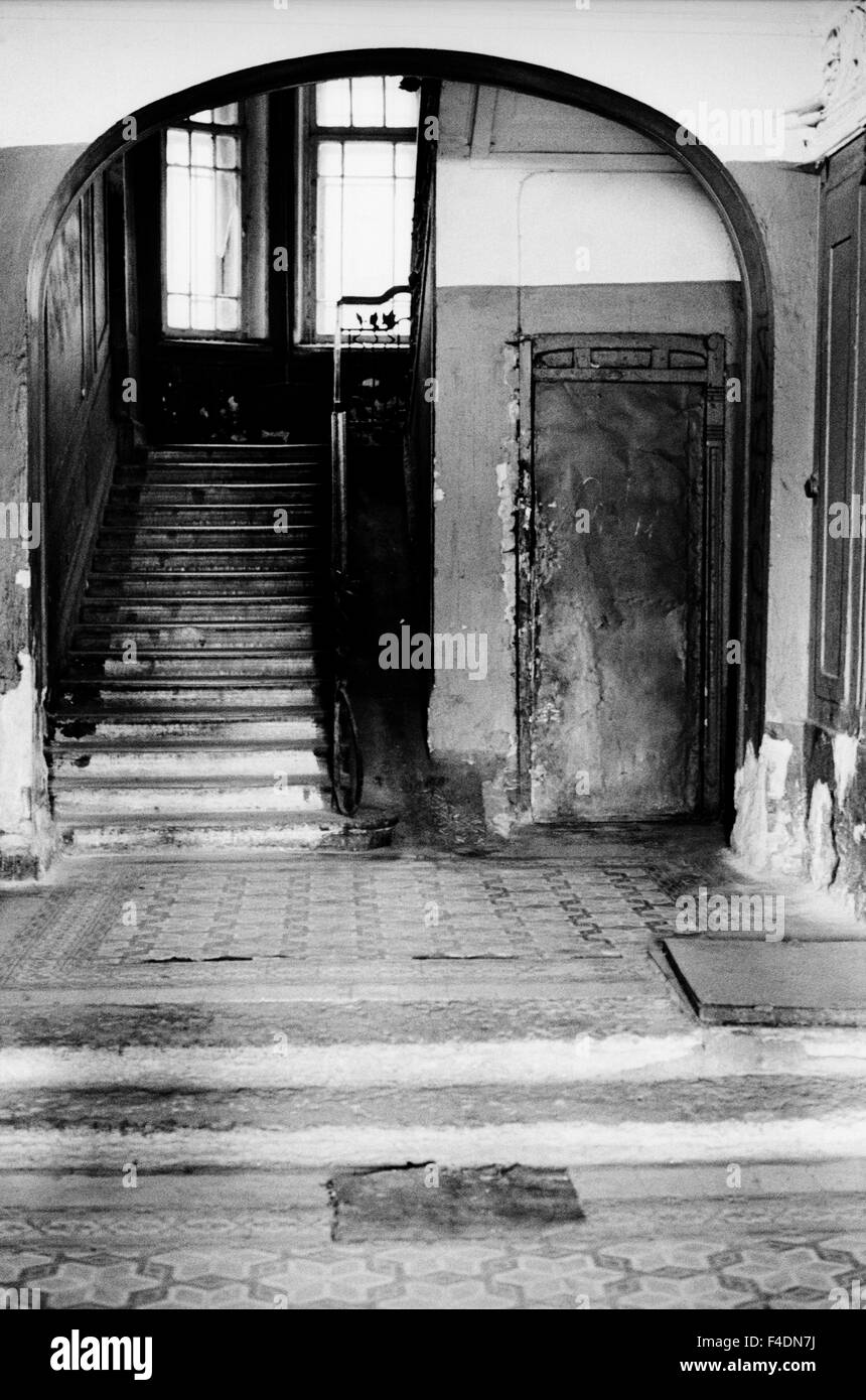 Apartment building in russia Black and White Stock Photos & Images - Alamy