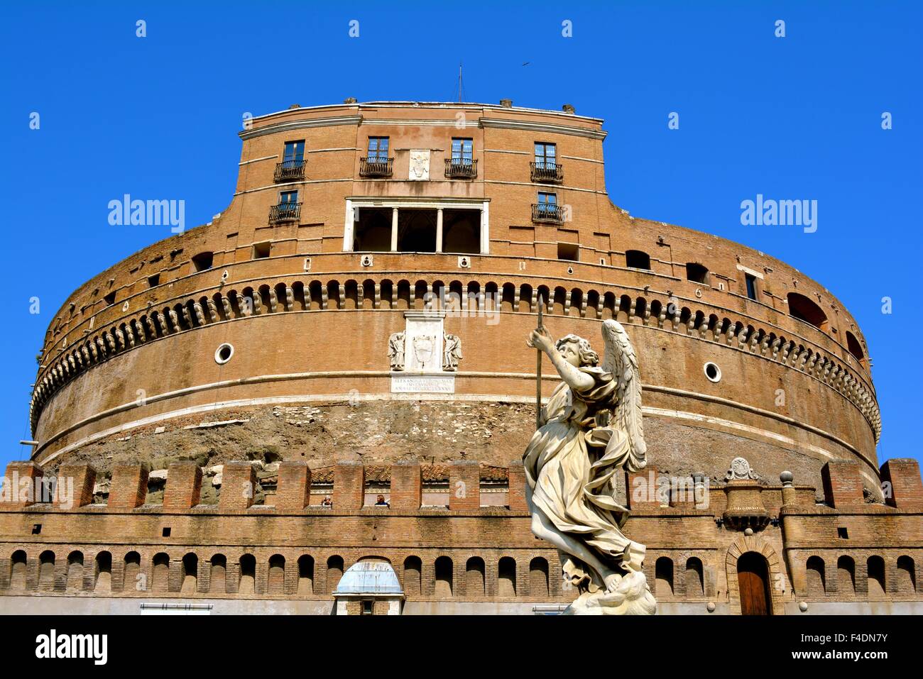 Castel Sant'Angelo exterior in Rome Italy Stock Photo - Alamy