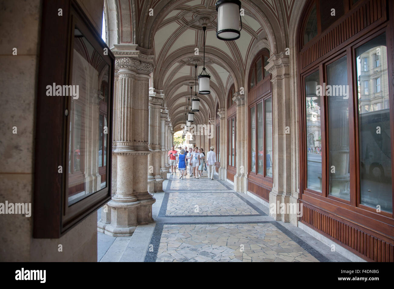 Arches of State Opera Building, Vienna, Austria Stock Photo - Alamy