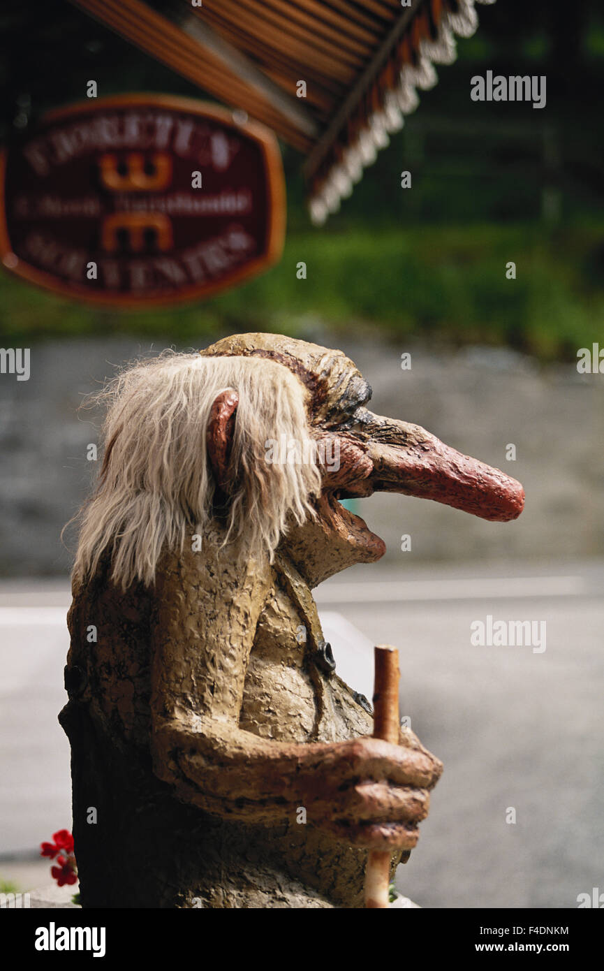 Norway, Geirangerfjord, Norwegian Troll Figure. (Large format sizes ...