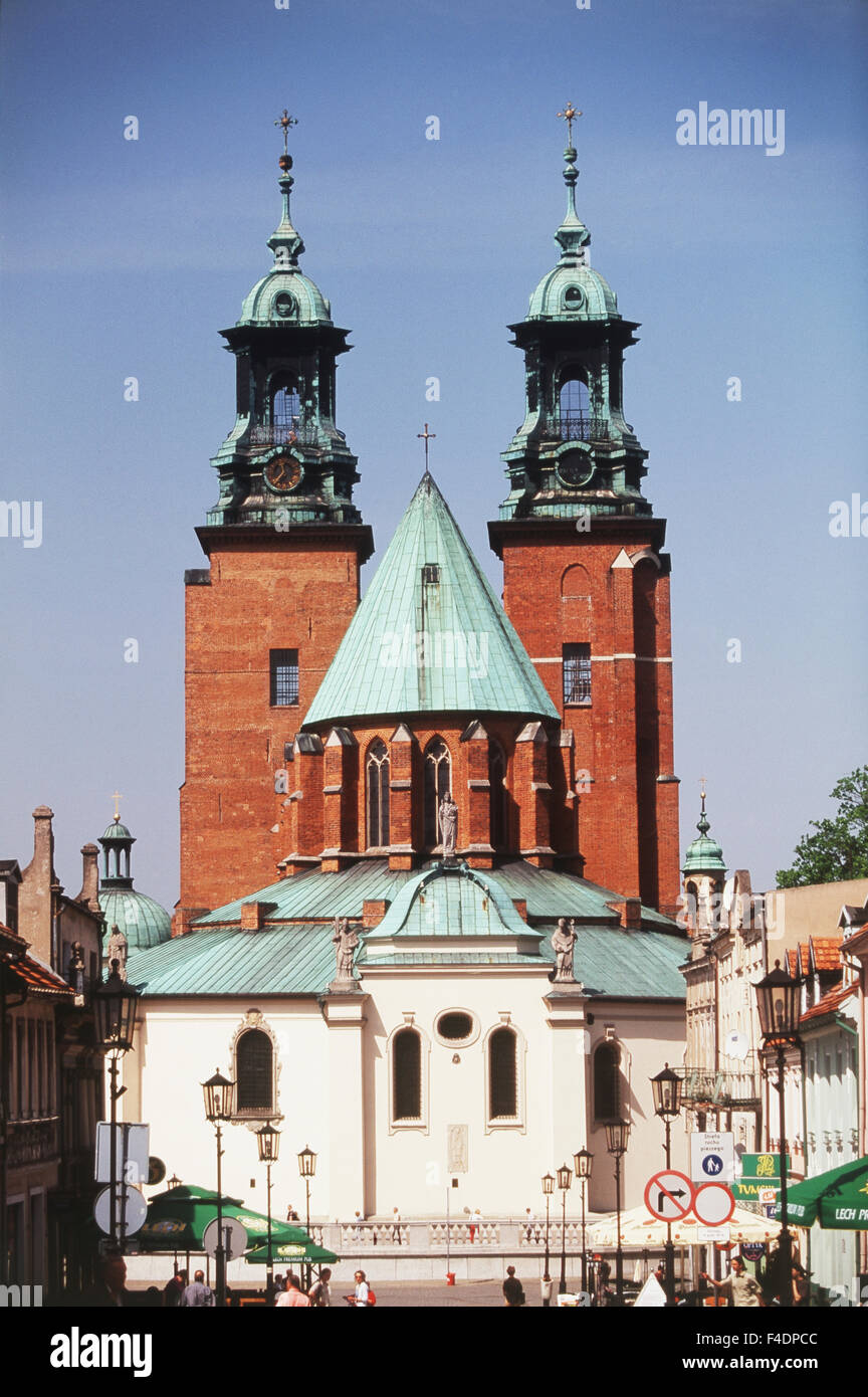 Poland, Wielkopolska, Gniezno 14th Century Cathedral. (Large format ...