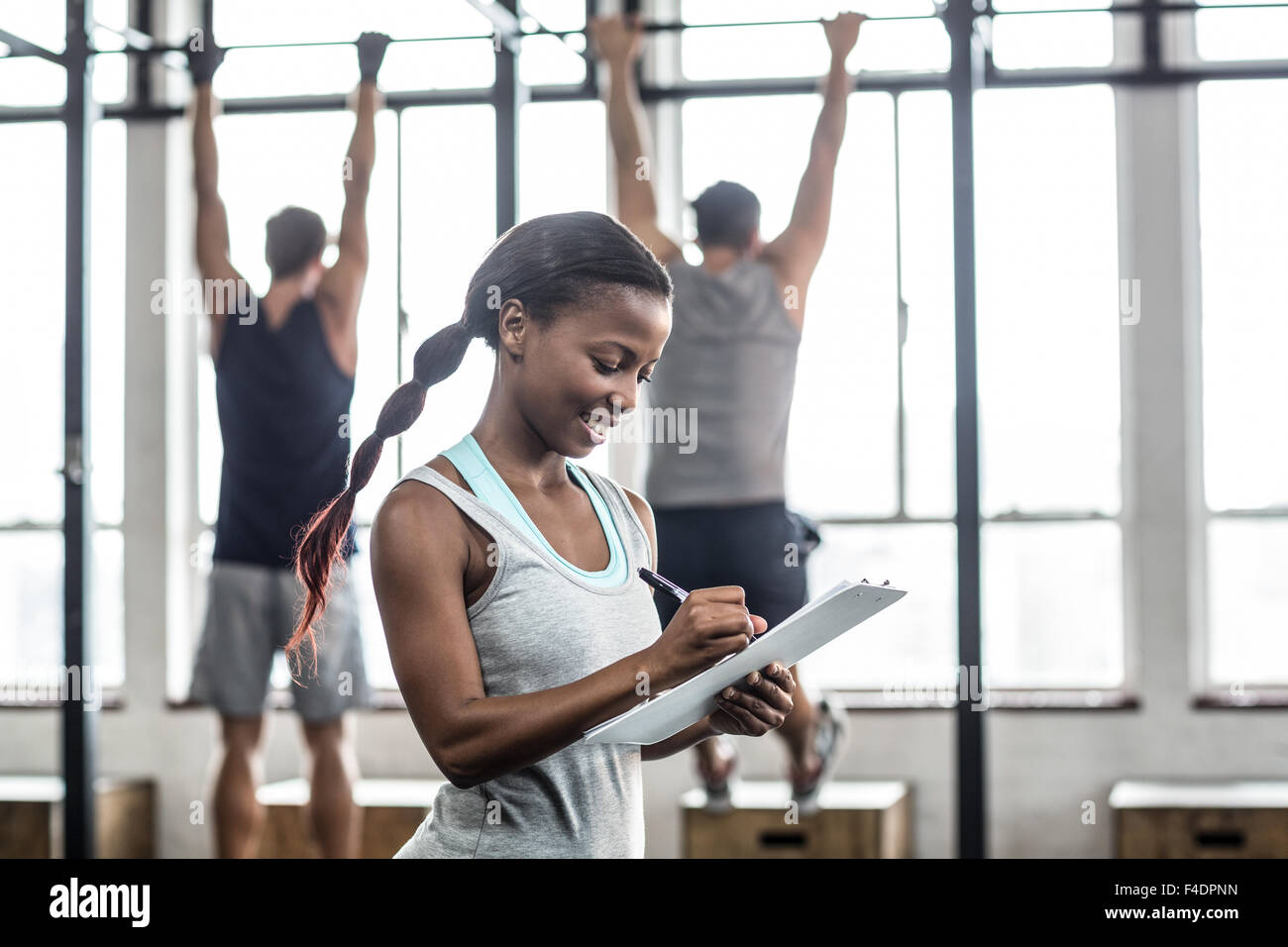 Female personal trainer hi-res stock photography and images - Alamy