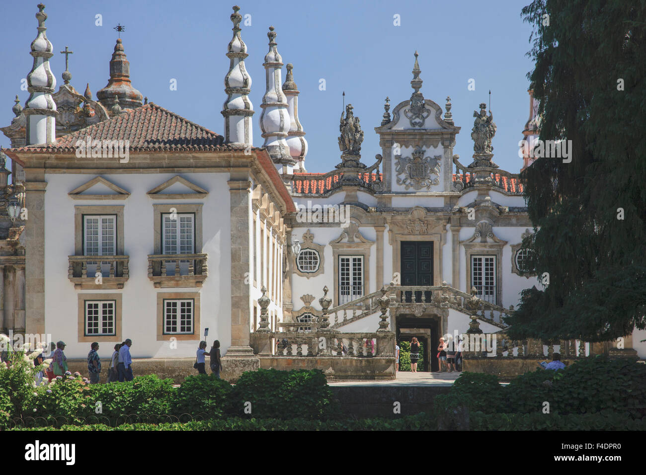 Casa de Mateus manor house built in the early 18th century Stock Photo ...