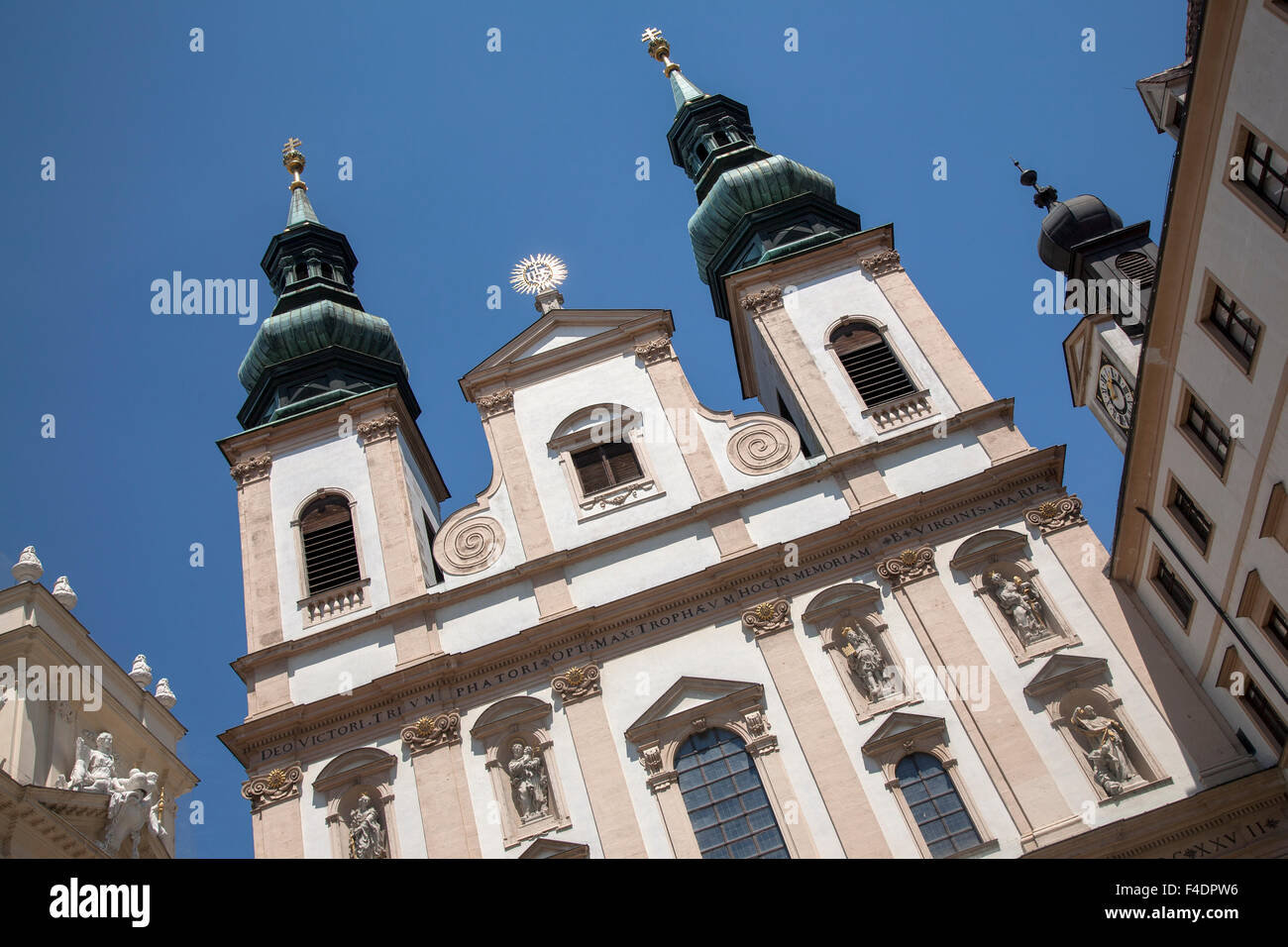 Jesuit Church Facade; Vienna; Austria Stock Photo - Alamy