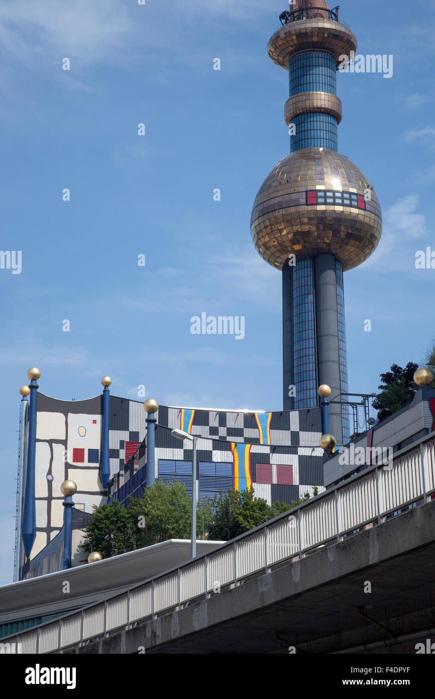 Detail on the Fernwarme Power Plant, Vienna, Austria Stock Photo - Alamy