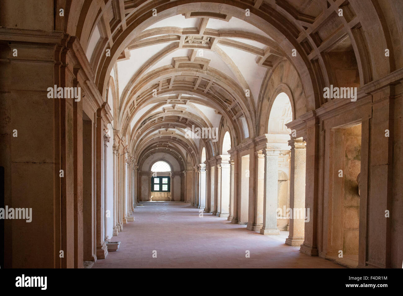 This is a hallway in the convent where dormitory rooms are located on ...