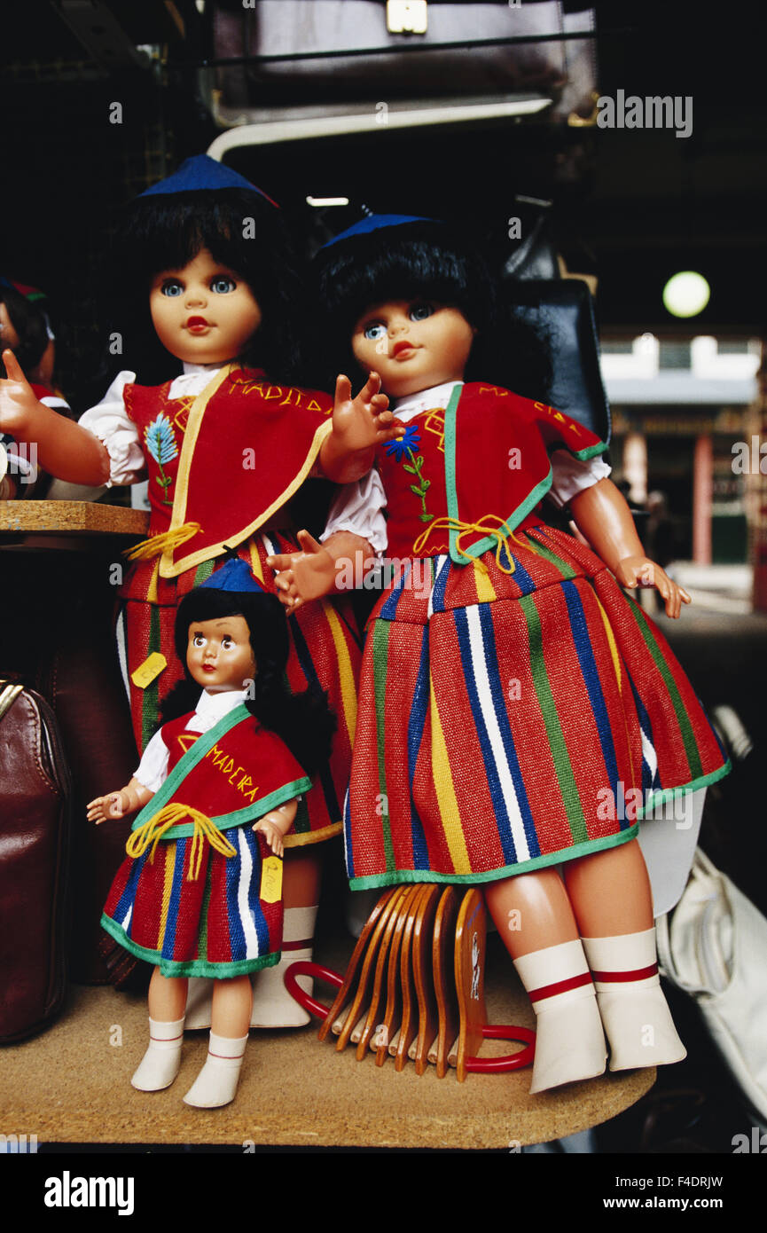 Portugal, Madeira, Doll at Souvenirs shop. (Large format sizes ...