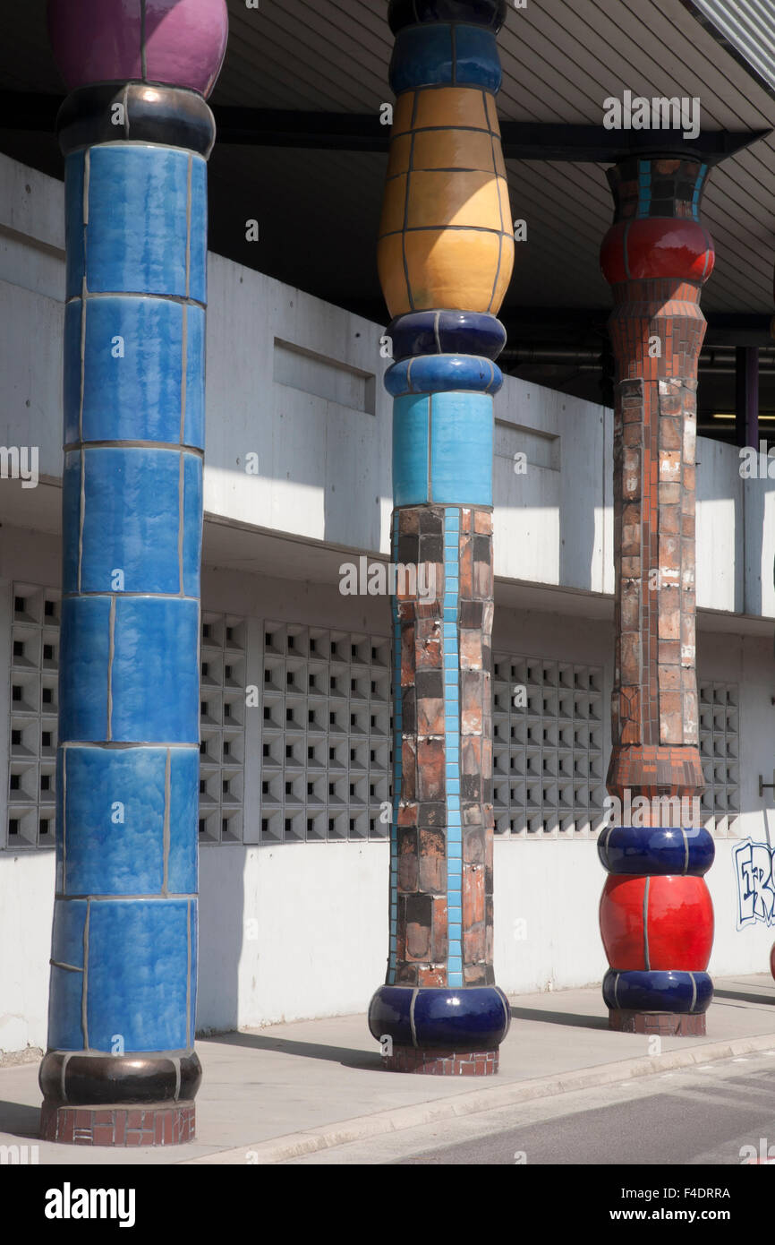 Detail on the Fernwarme Power Plant, Vienna, Austria Stock Photo - Alamy