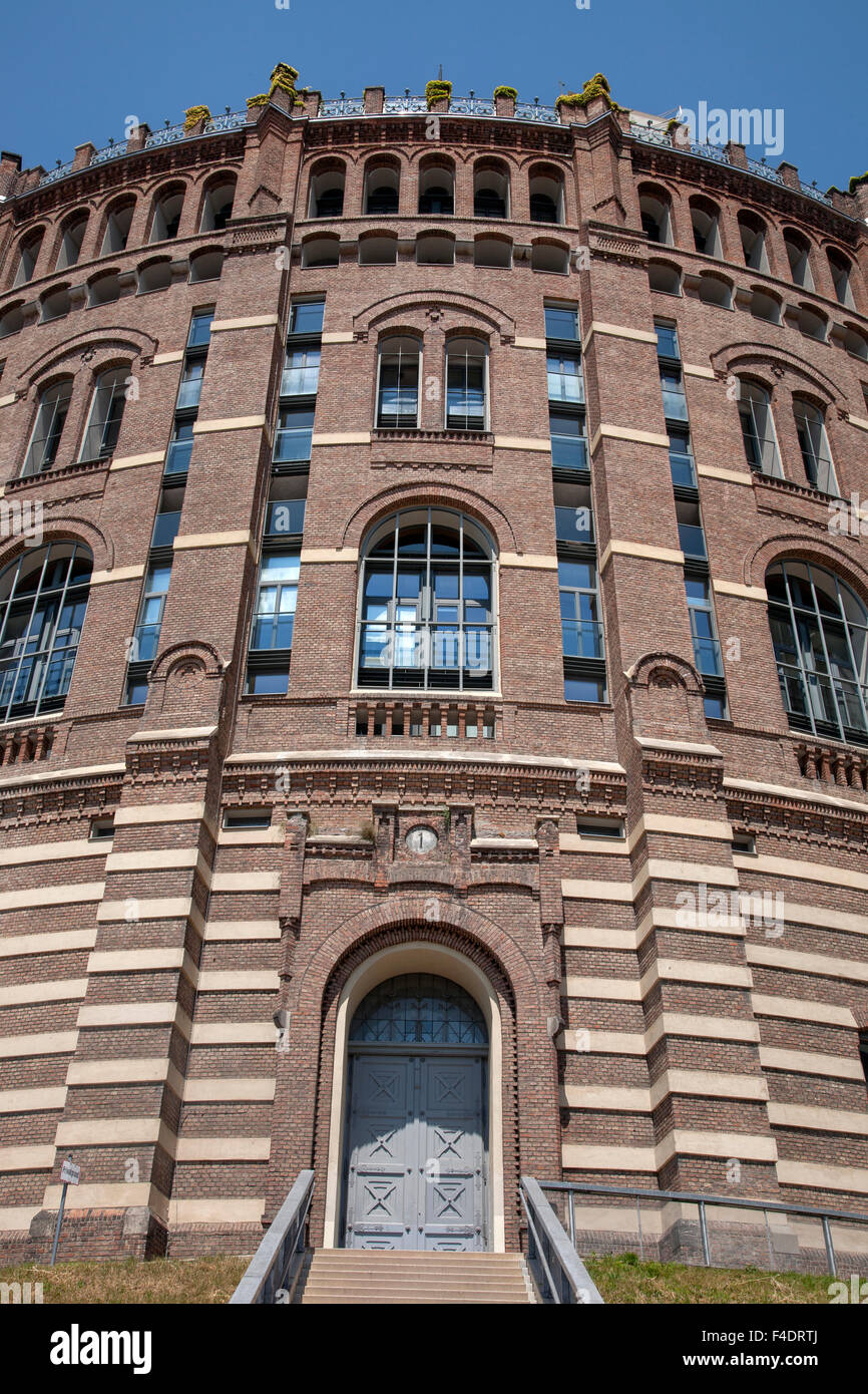 Facade of Gasometer Building, Vienna; Austria Stock Photo - Alamy