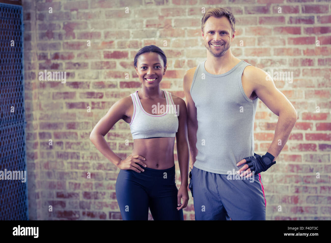 Bodybuilding strong man woman posing hi-res stock photography and ...