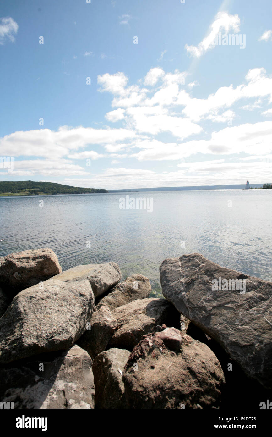 The Baddeck Bay in Nova Scotia Stock Photo - Alamy