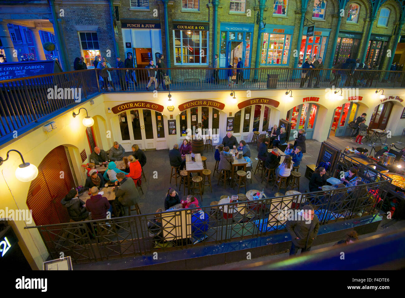 Courage and Co. restaurant at Covent Garden Market, London. (Large ...