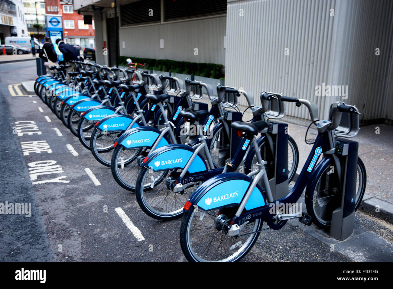 Barclay's rental bikes are a popular way of getting around London ...