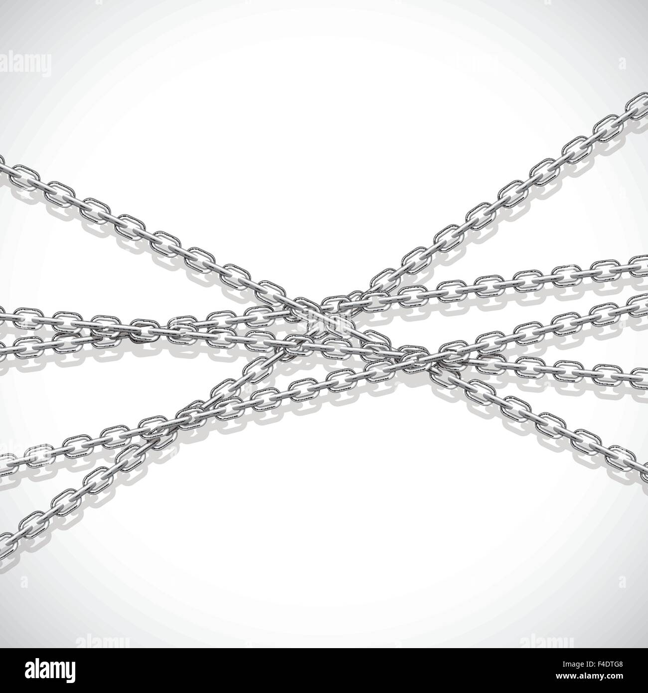 Silver Chains Stock Vector Images - Alamy