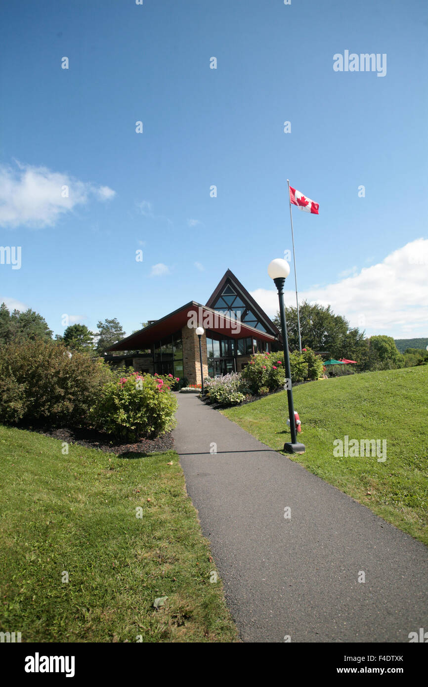 The Alexander Graham Bell Museum in Baddeck, Nova Scotia Stock Photo ...