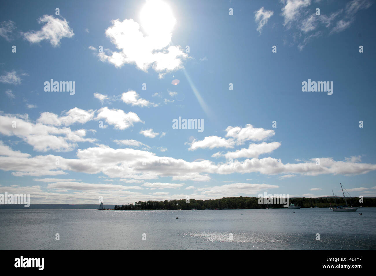 The Baddeck Bay in Nova Scotia Stock Photo - Alamy