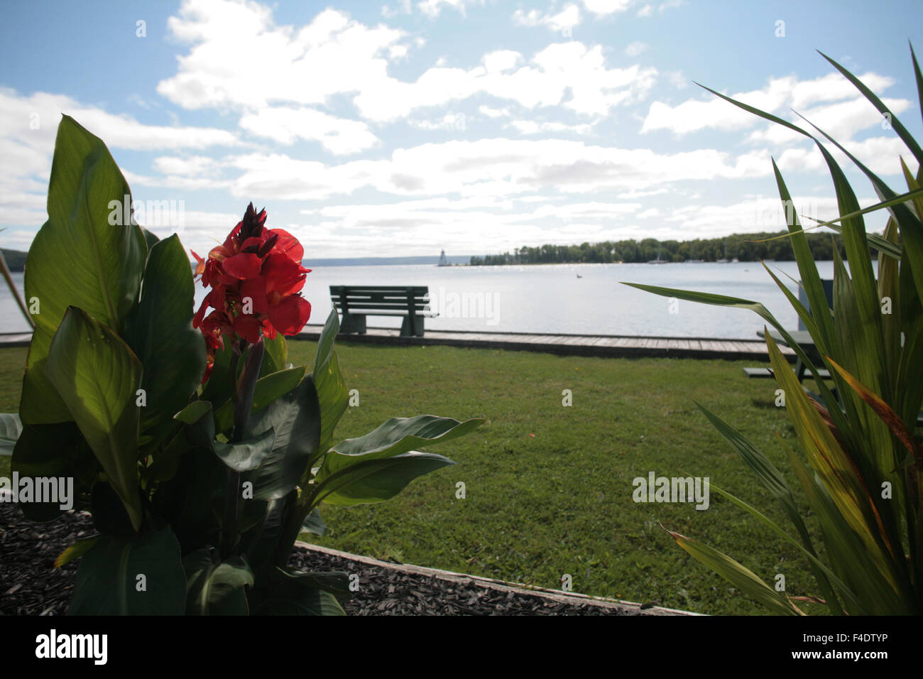 The Baddeck Bay in Nova Scotia Stock Photo - Alamy