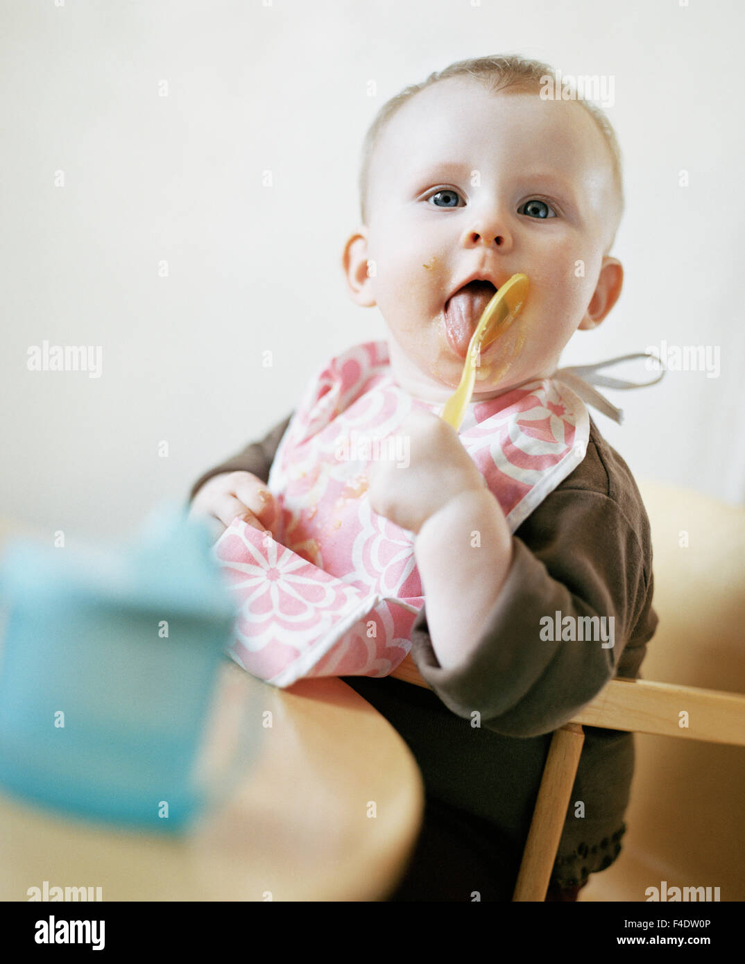 A little child eating Stock Photo - Alamy