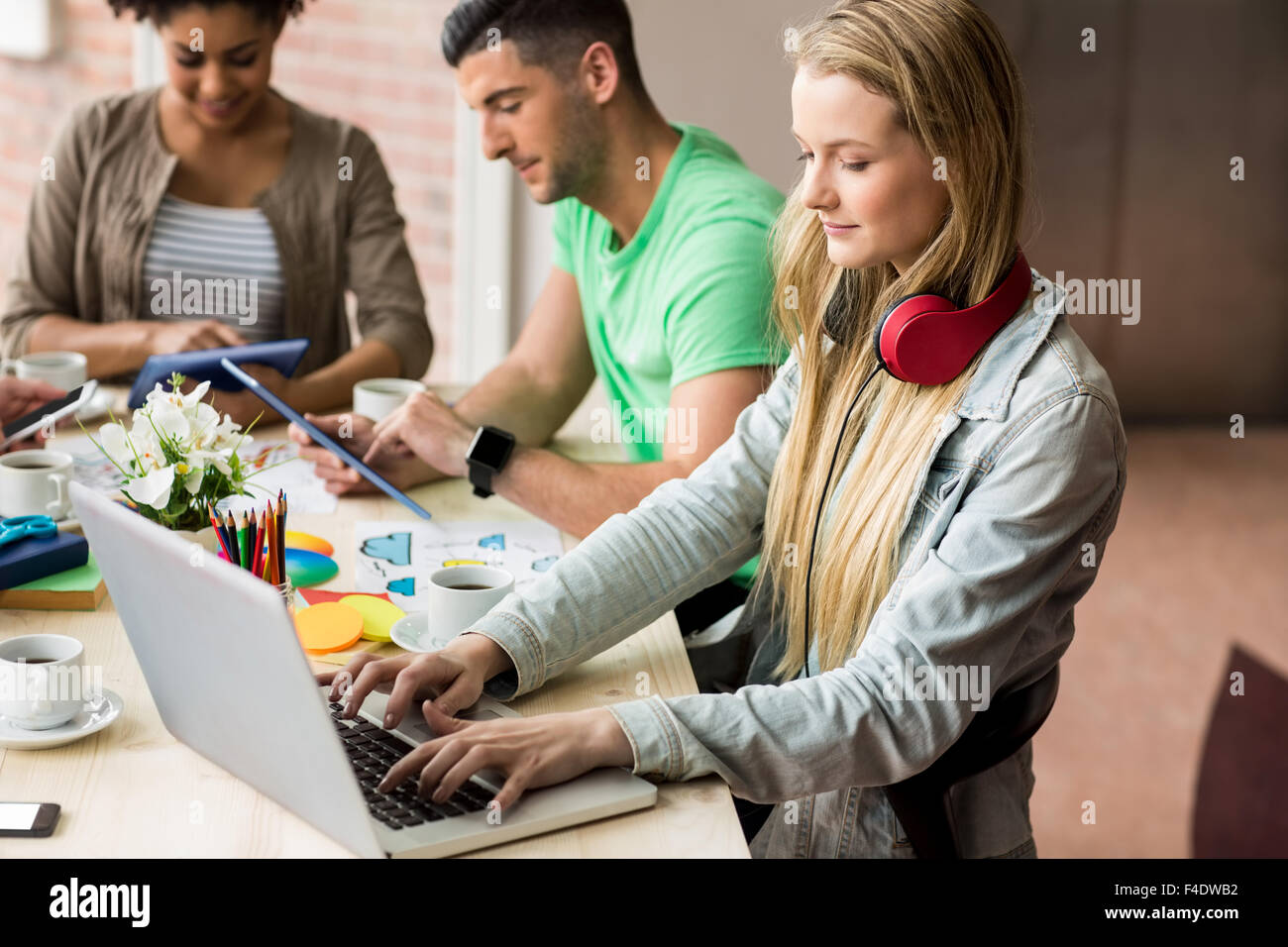 Male student typing laptop hi-res stock photography and images - Alamy