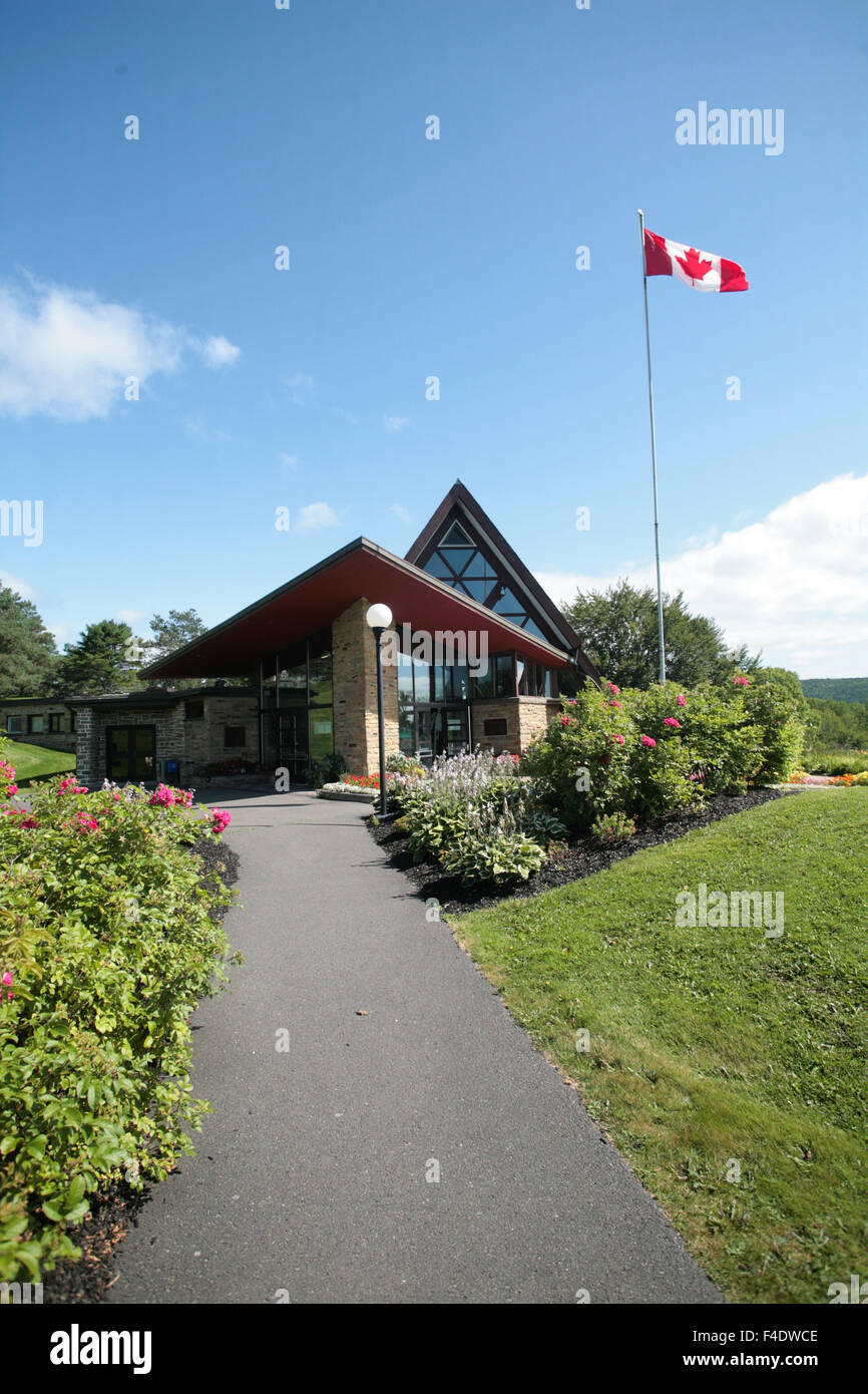 The Alexander Graham Bell Museum in Baddeck, Nova Scotia Stock Photo ...