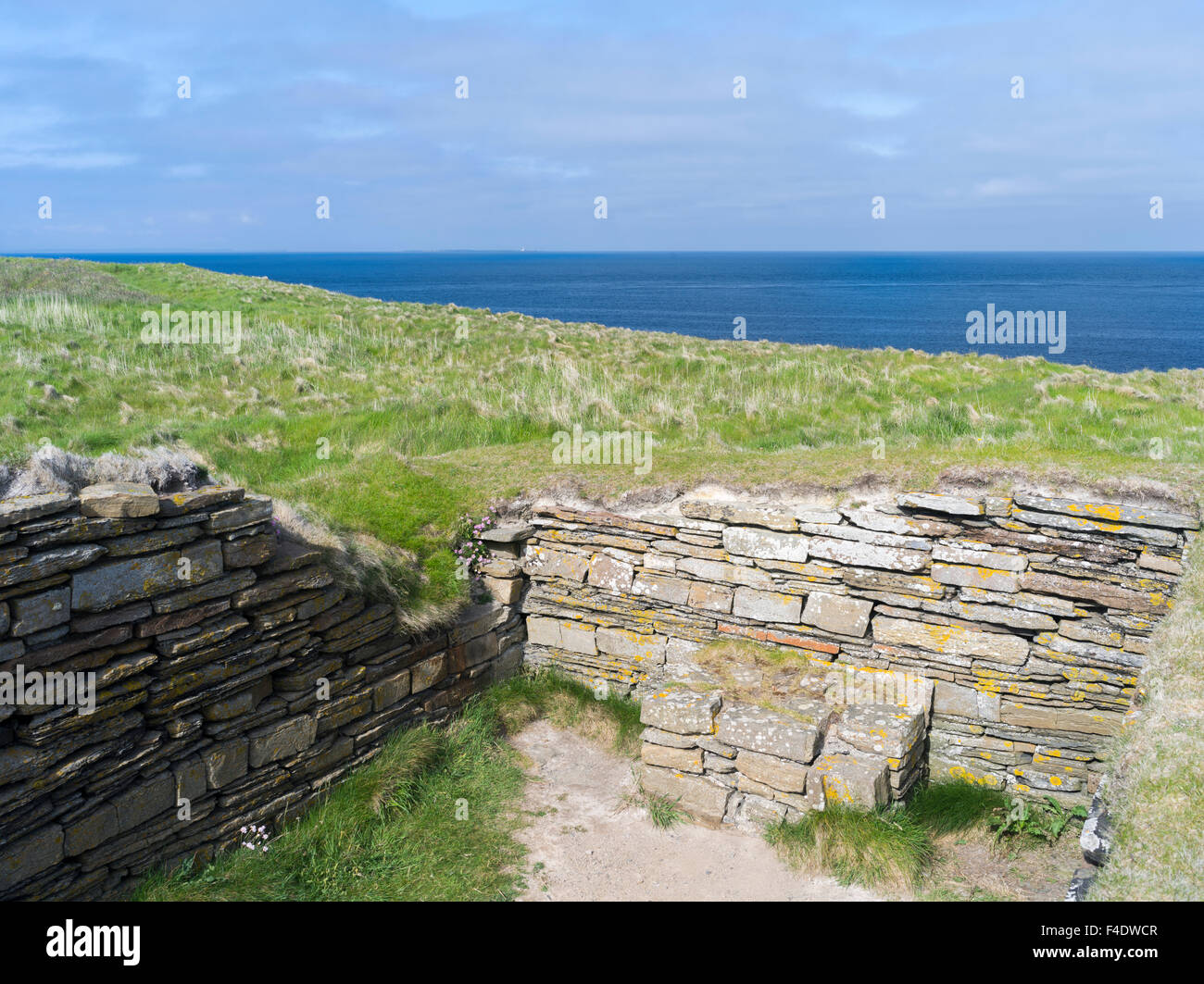 Remains of a monastery, Orkney Mainland, Deerness, Brough of Deerness ...