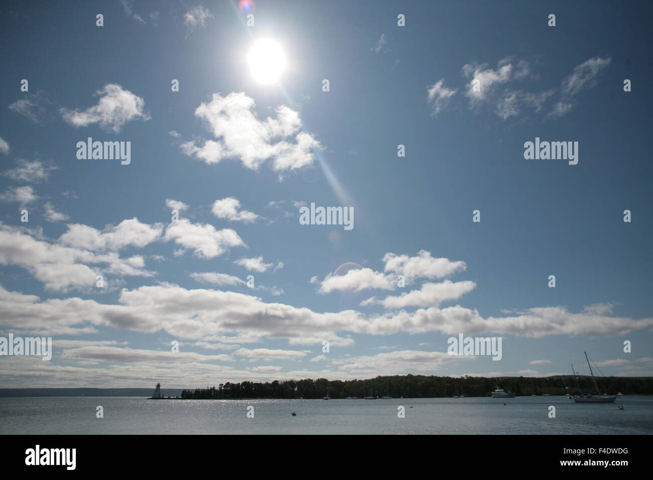 The Baddeck Bay in Nova Scotia Stock Photo - Alamy